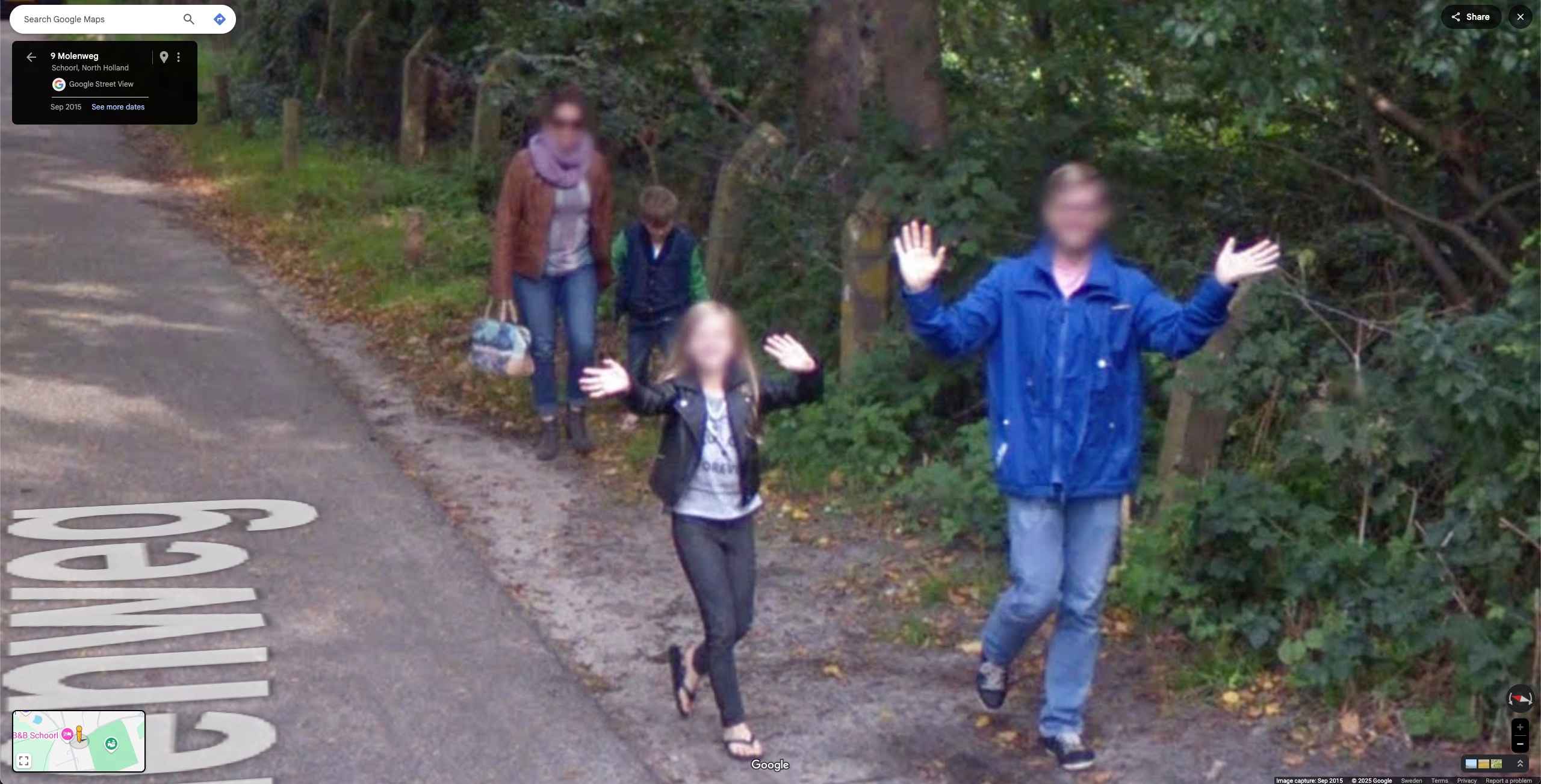 Greetings for google - STREETVIEWFUN