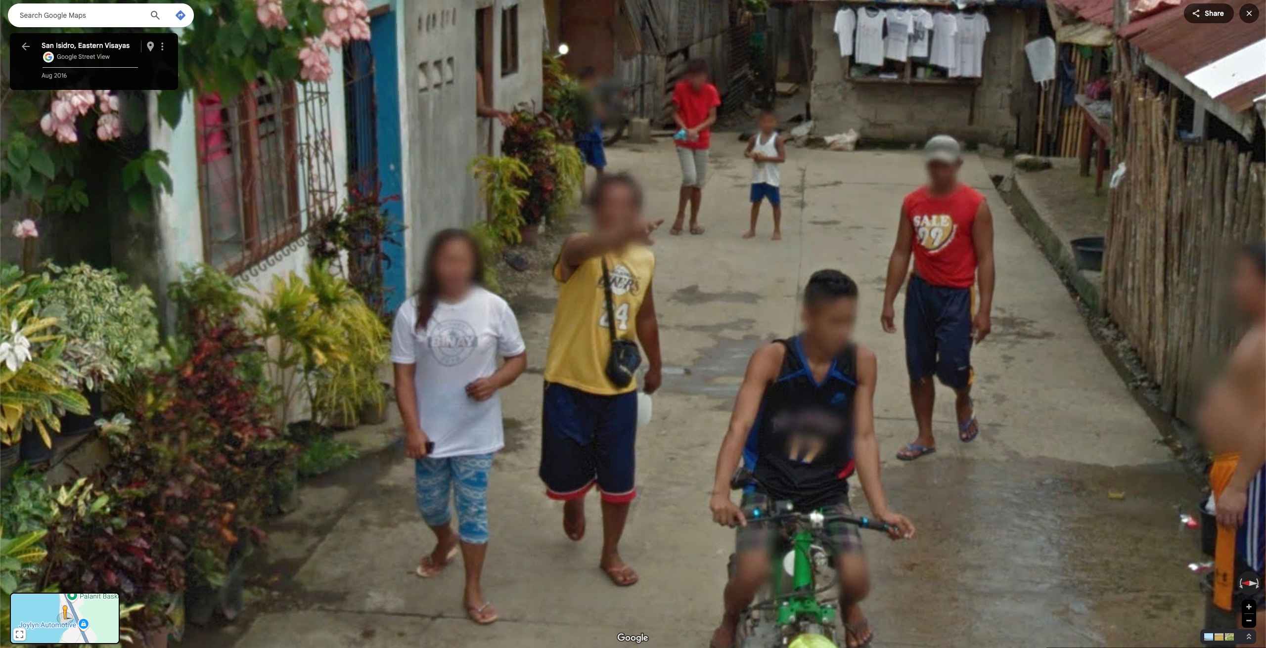 What did he throw at Google? - STREETVIEWFUN