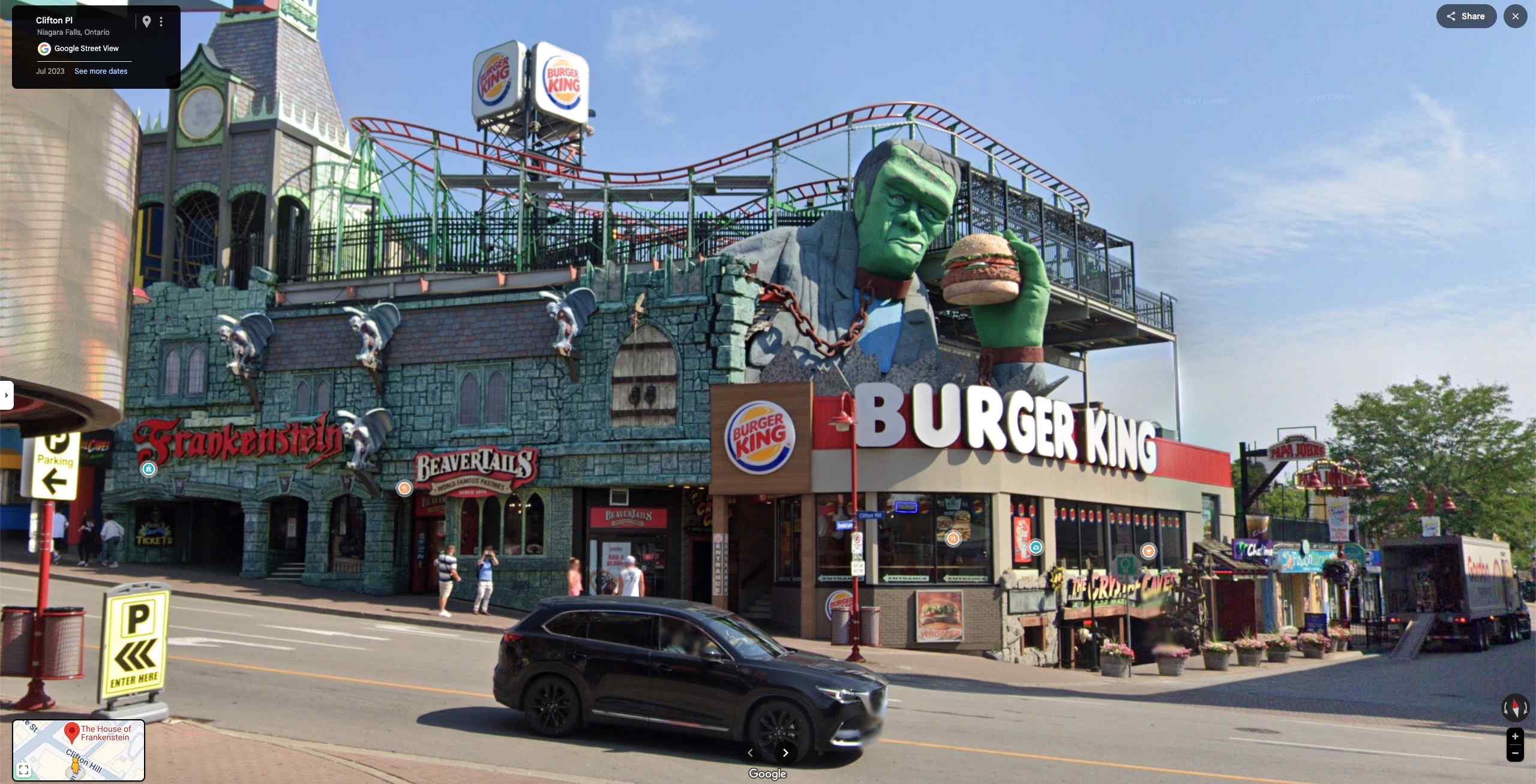 Mmmmmm, burger gooood!! - STREETVIEWFUN