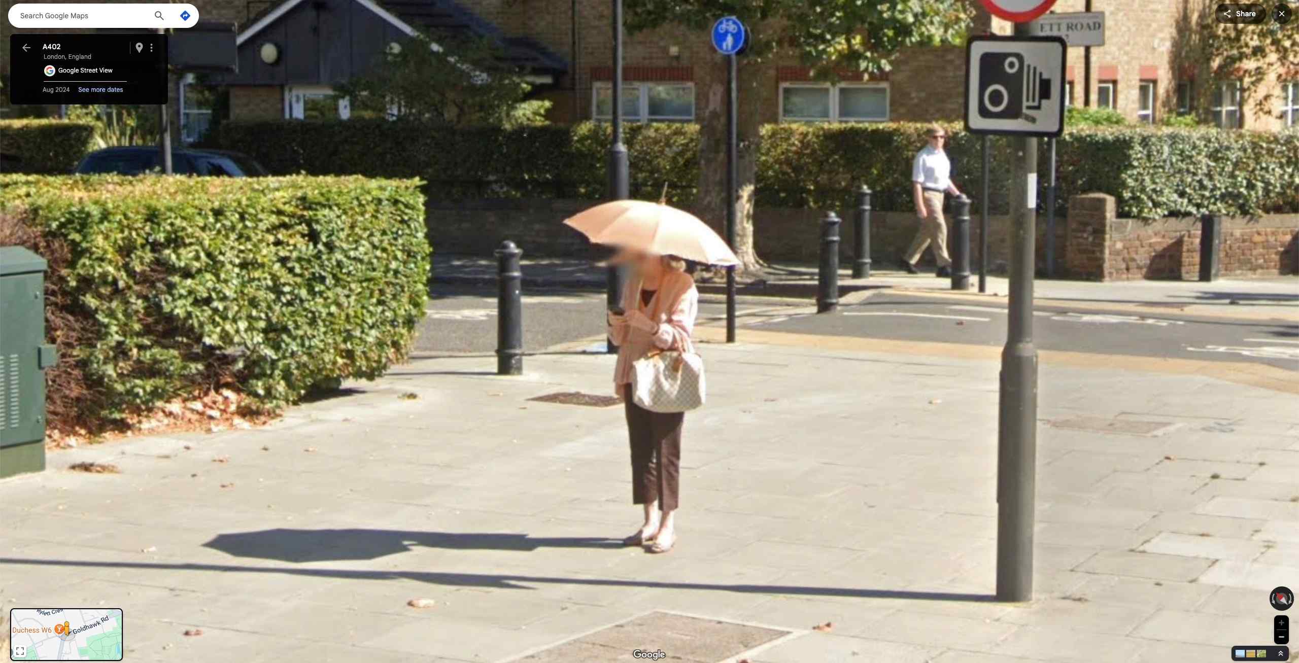 It's not even raining - STREETVIEWFUN