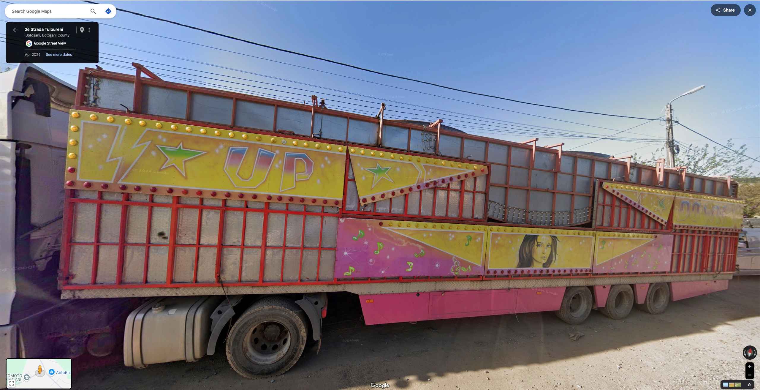 Up Down truck - STREETVIEWFUN