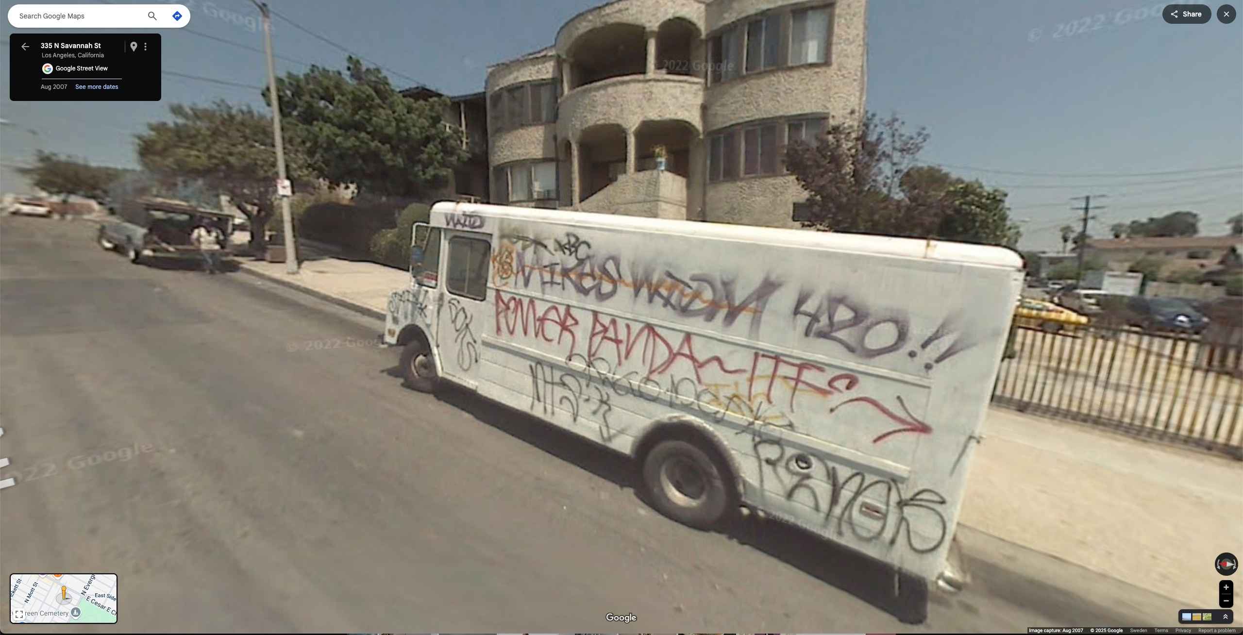 Graffiti van (2007) - STREETVIEWFUN