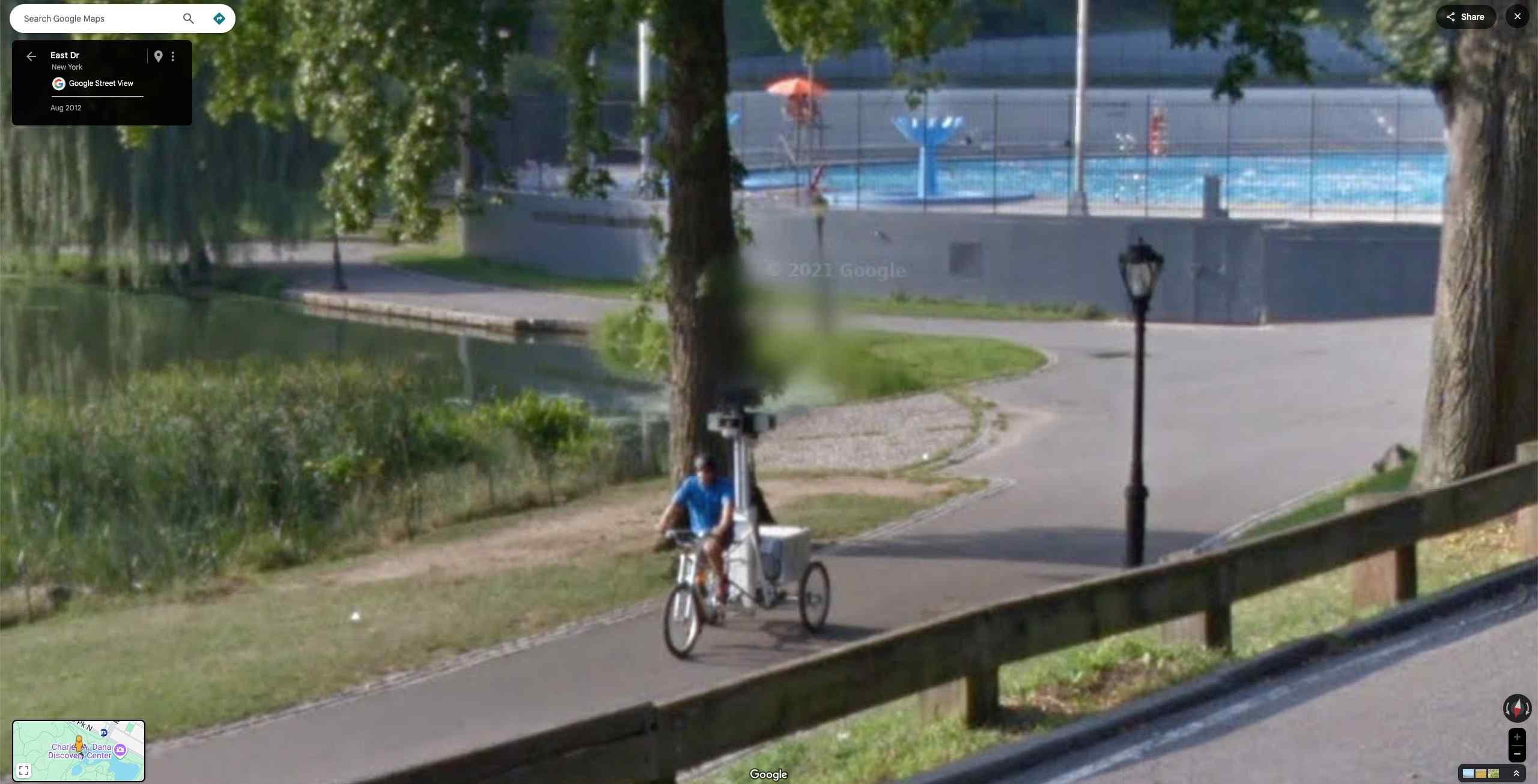 Google bike - STREETVIEWFUN