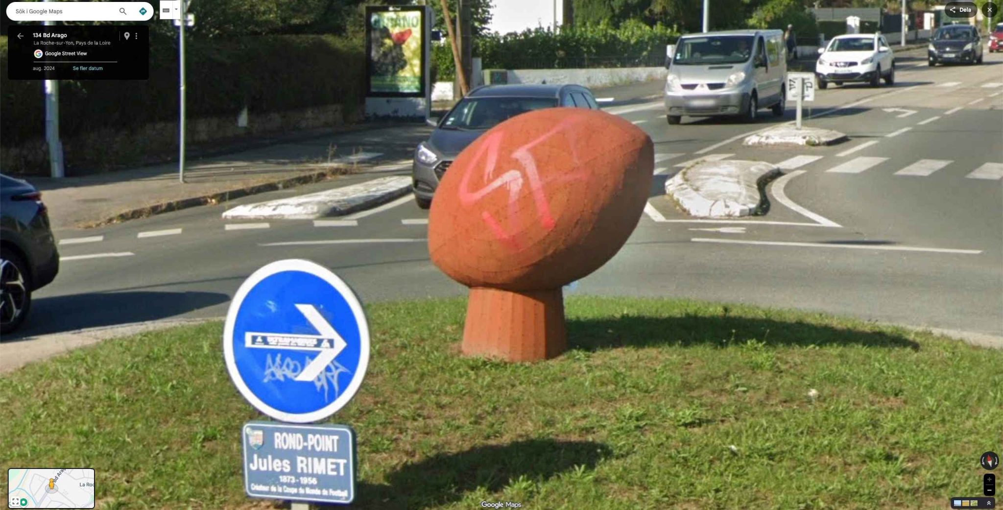 Big Rugby ball - STREETVIEWFUN