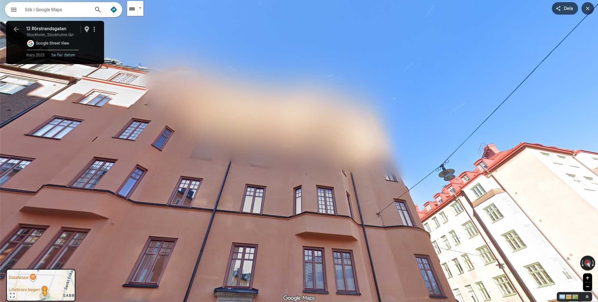 Zara Larsson tower home revealed after blur by Google Maps - STREETVIEWFUN